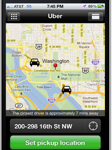 ‘Uber’ gets a car to your door with an app - WTOP News