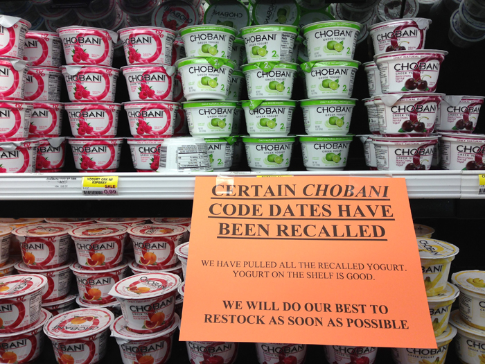Mold problems prompt Chobani recall - WTOP News