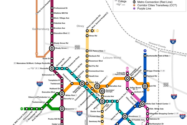 Montgomery County paves the way for bus network that could zip by ...