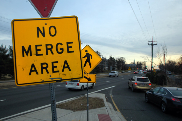 One of DC region’s worst traffic merges off the Beltway gets a new look ...