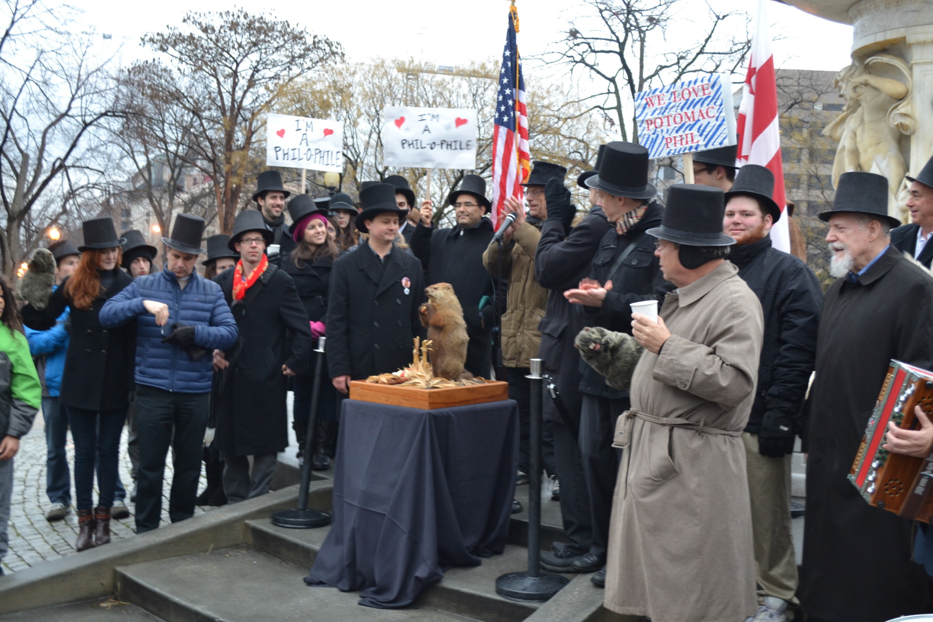 D.C.’s groundhog sees his own shadow - WTOP News