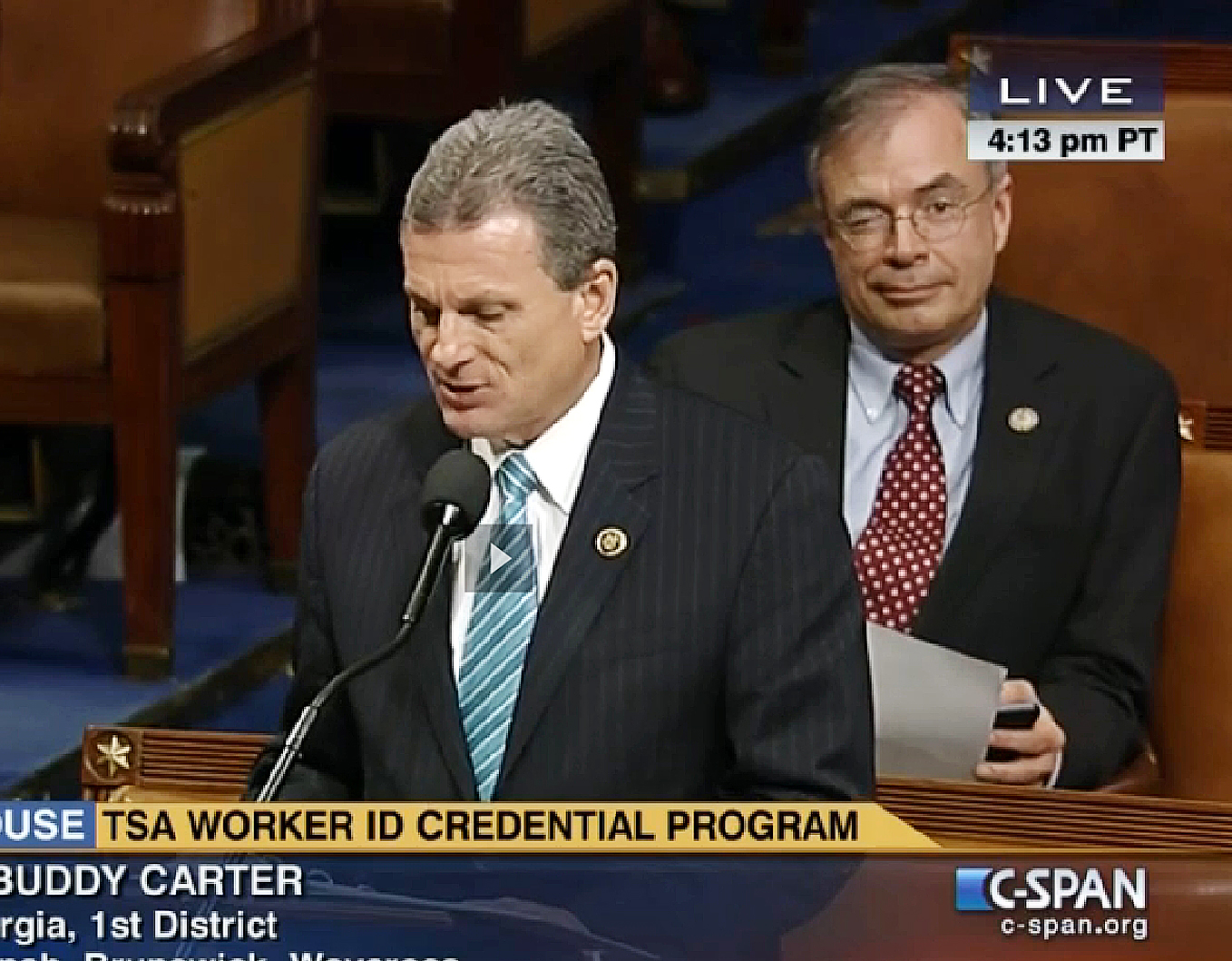 Winking congressman steals spotlight in House floor speech - WTOP News