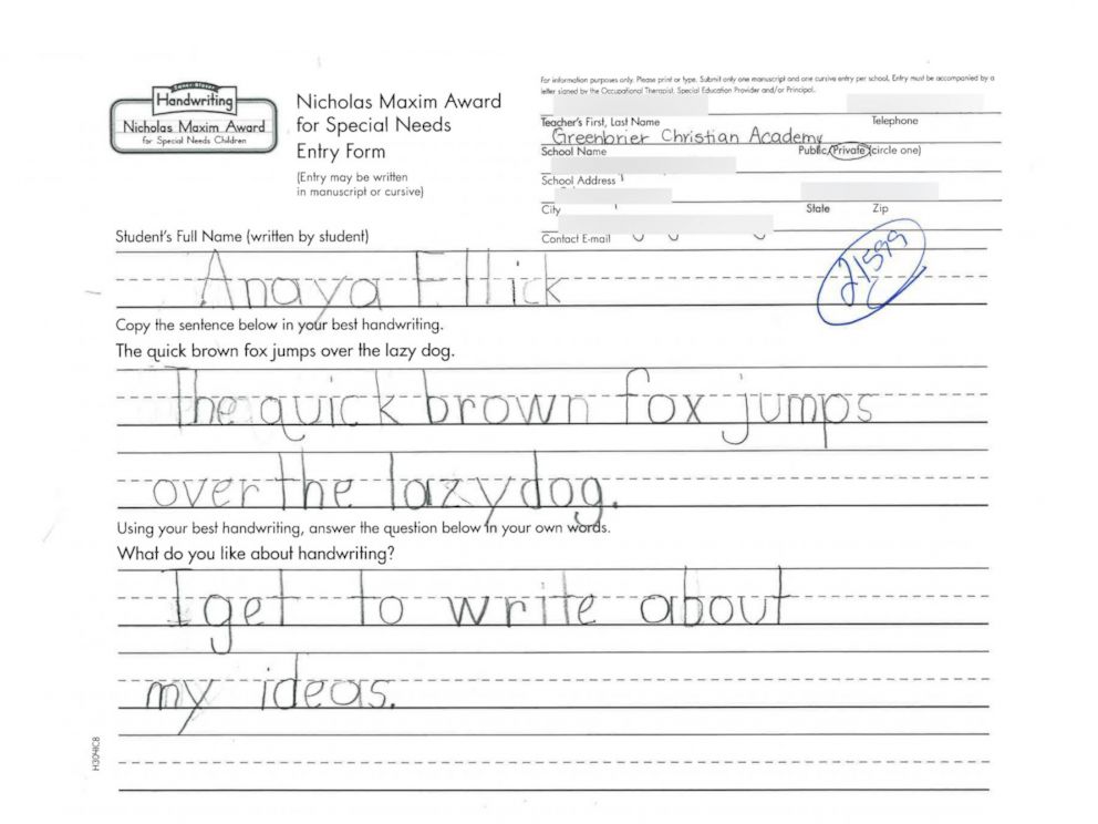 Handwriting for Heroes – Learning to write again!