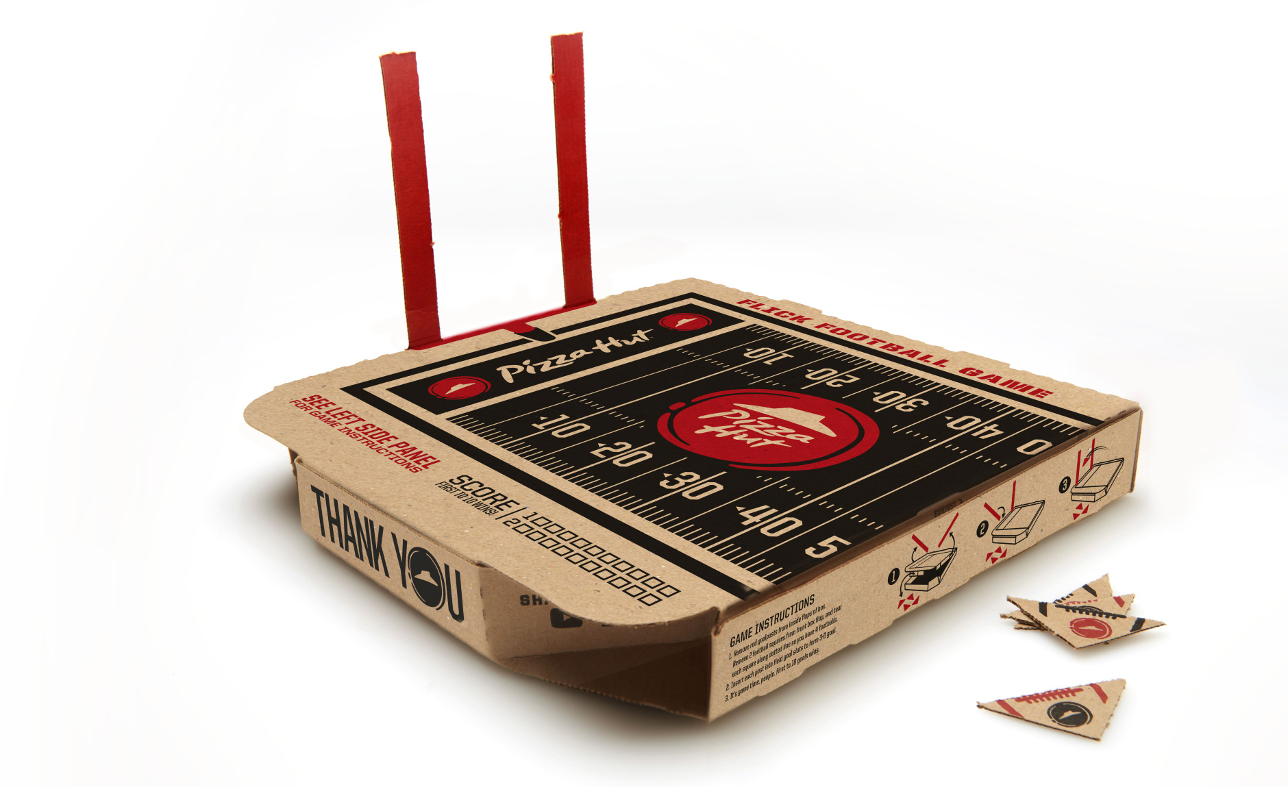 Pizza Hut unveils new flick-football box - WTOP News