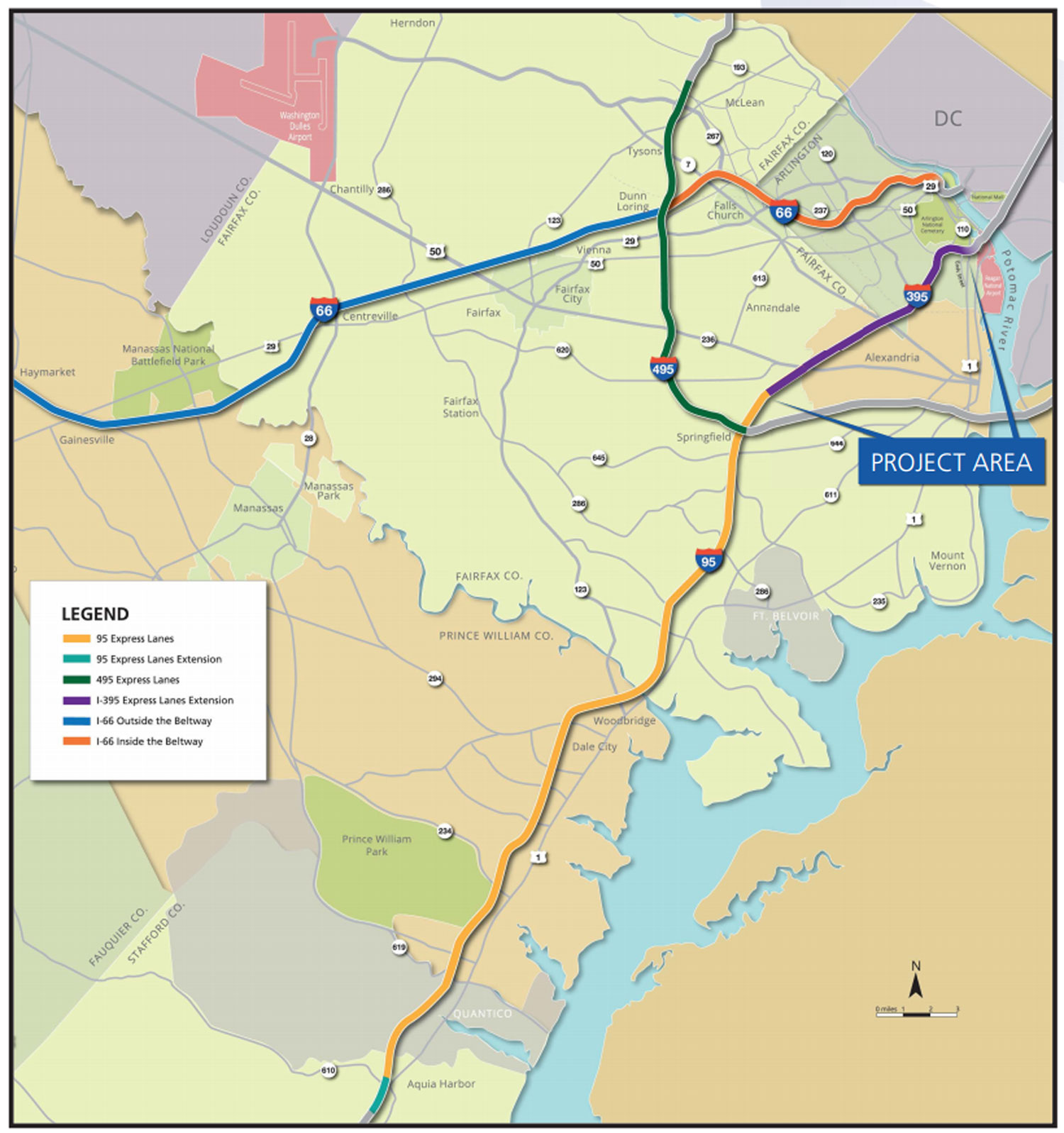 Extension of I-395 toll lanes to Pentagon on track - WTOP News