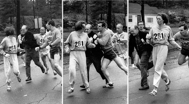 1st woman to officially run Boston Marathon runs 50 years later - WTOP News