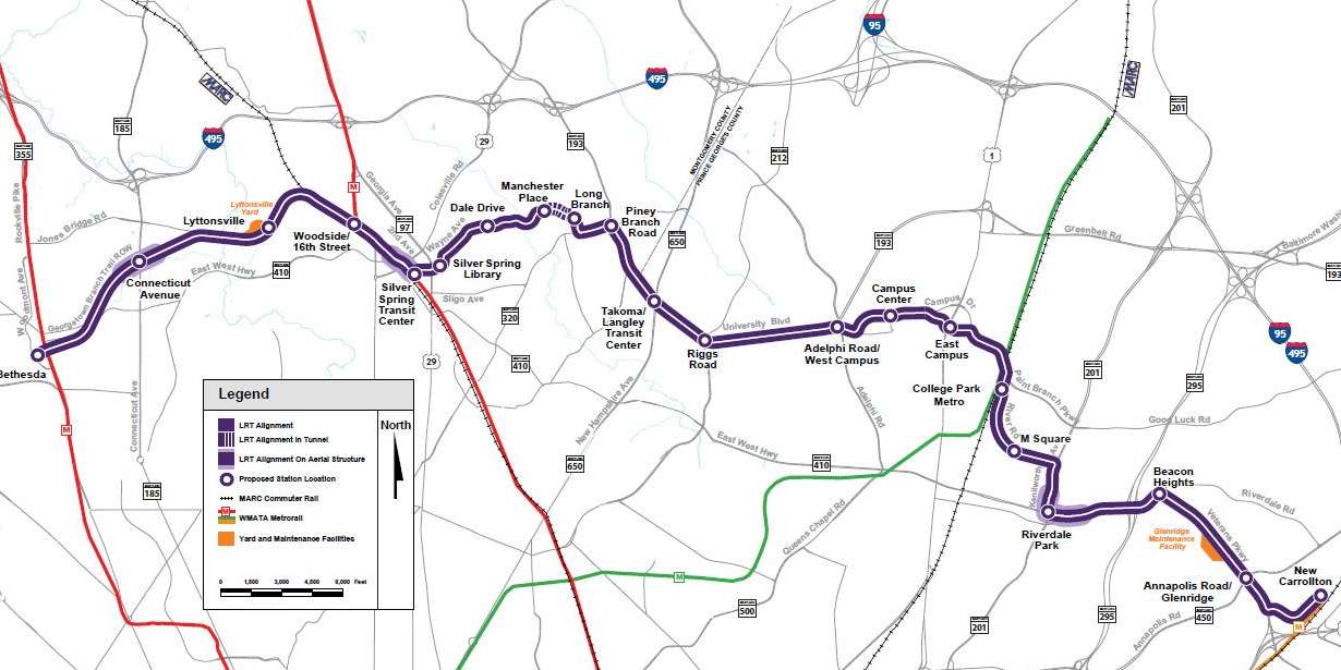 Md. takes steps to slow Purple Line project - WTOP News