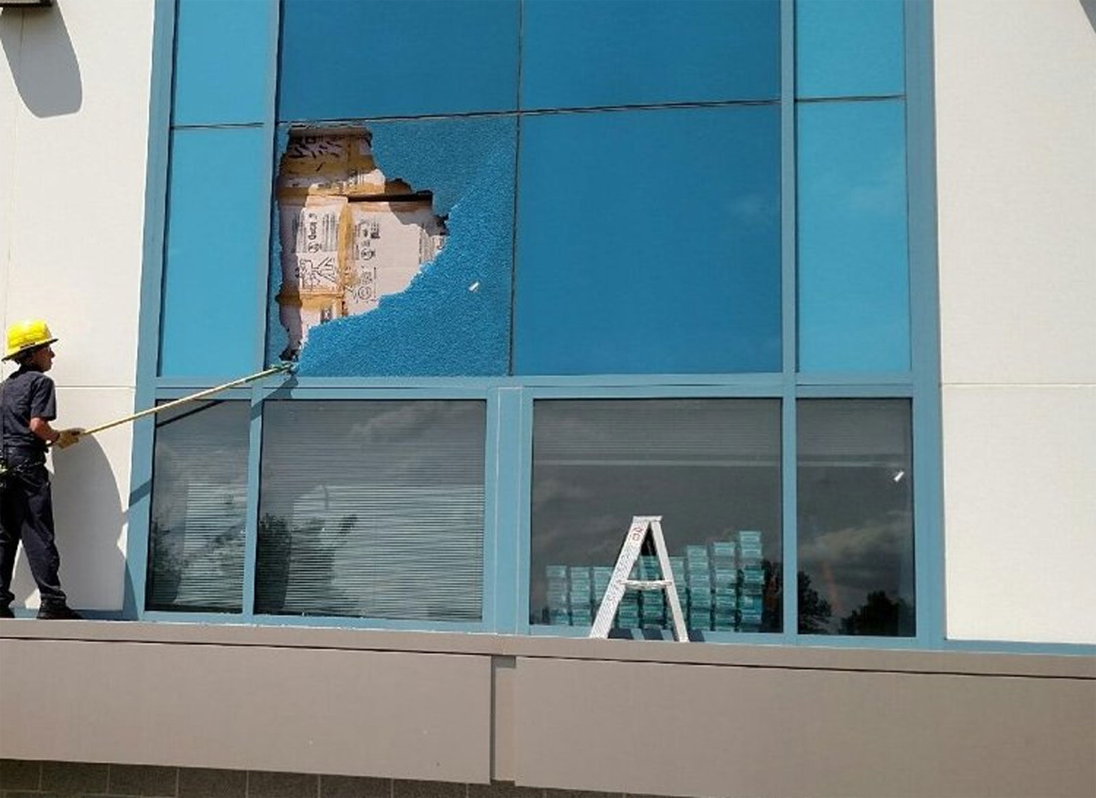 Police investigate broken window at Montgomery Co. station as vandalism ...