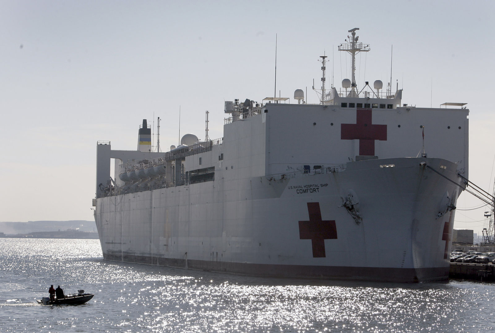 Navy ship Comfort preparing to head to Puerto Rico - WTOP News