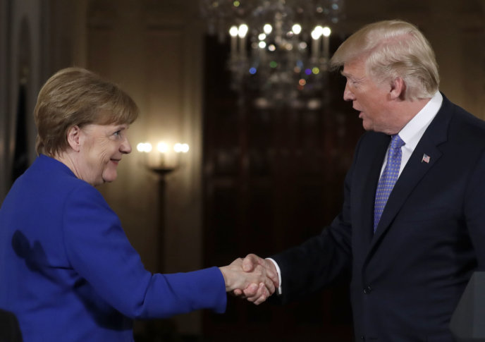 PHOTOS: Trump welcomes German Chancellor Angela Merkel to the White ...