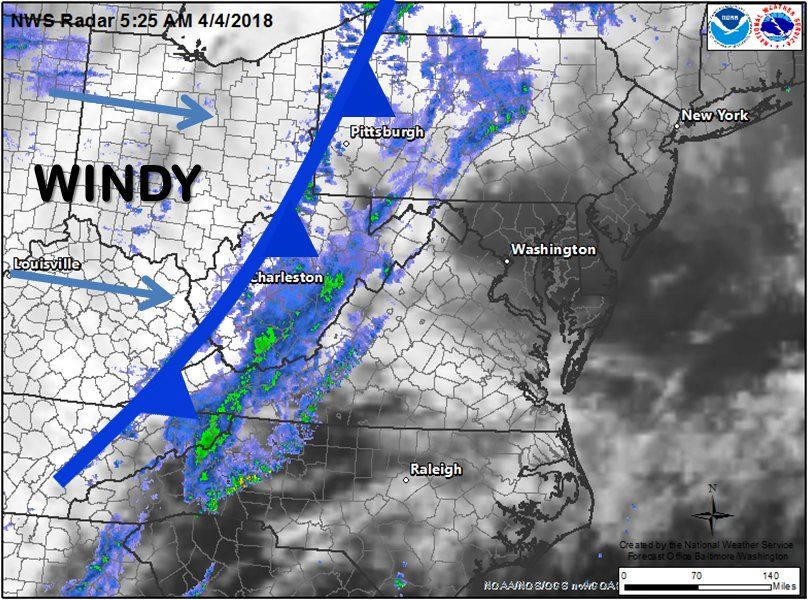 Strong winds to blow through the DC area into the evening - WTOP News