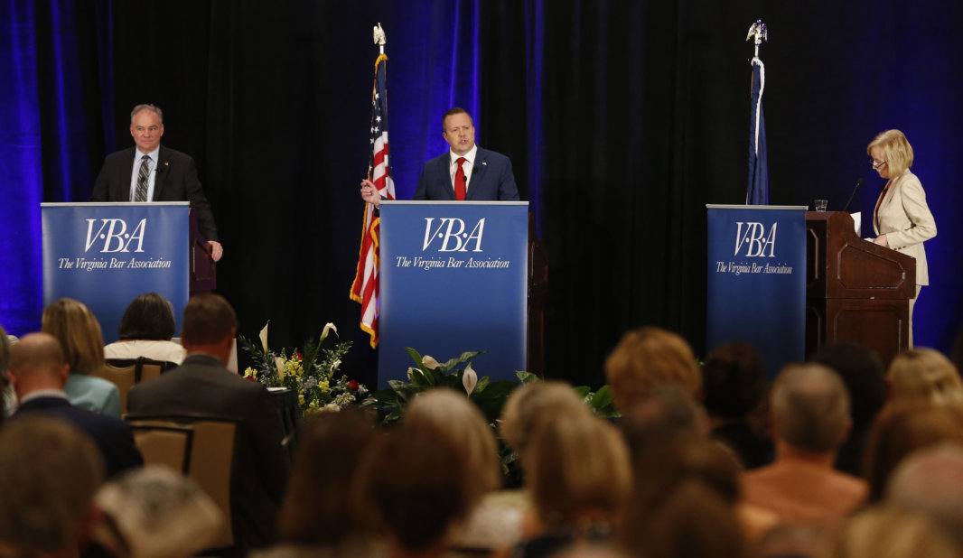 1st Virginia Senate debate revolves heavily around Trump - WTOP News