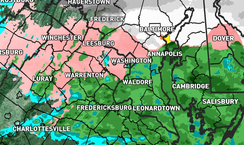 Wintry mix messes up DC area, and a little more is on the way | WTOP