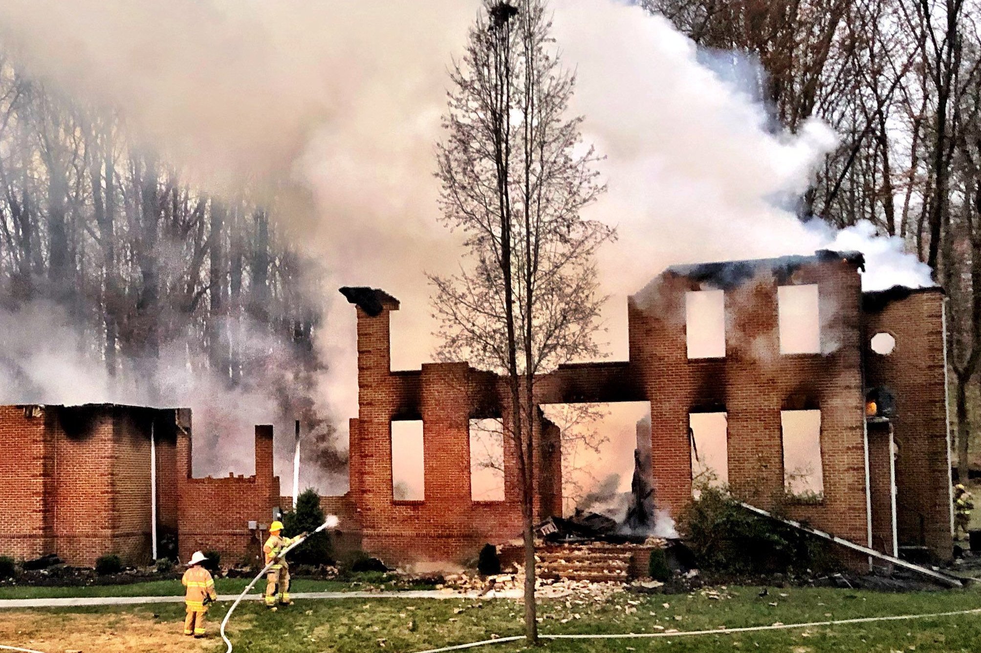 Prince George’s County home suffers total collapse in massive fire ...