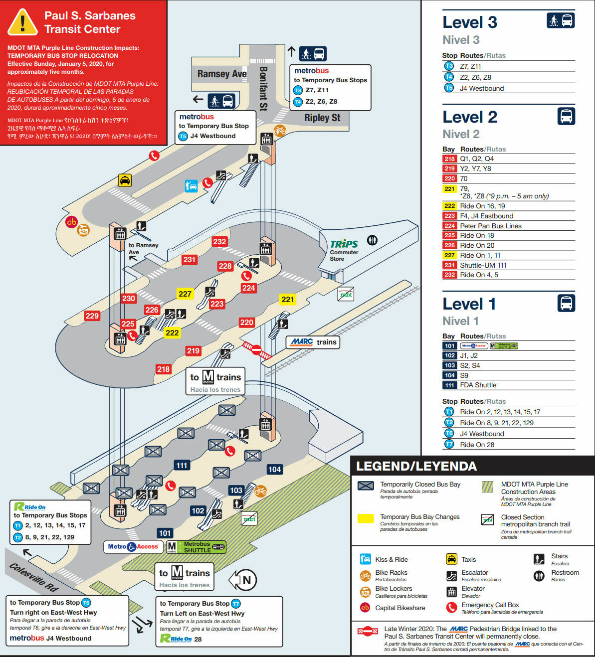 Purple Line construction means big travel changes in Silver Spring | WTOP