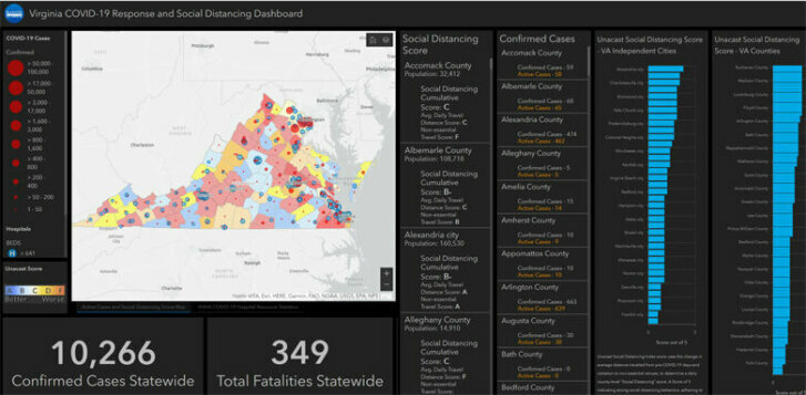 New map shows which Va. counties follow coronavirus social distancing ...