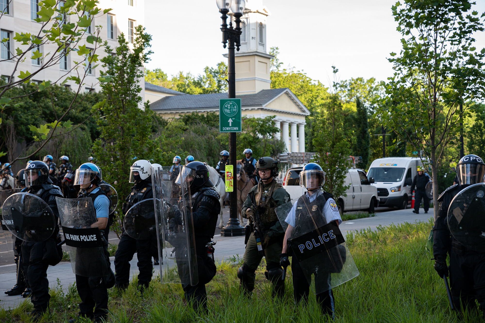 Federal lawsuit over clearing of Lafayette Square names DC, Park Police ...