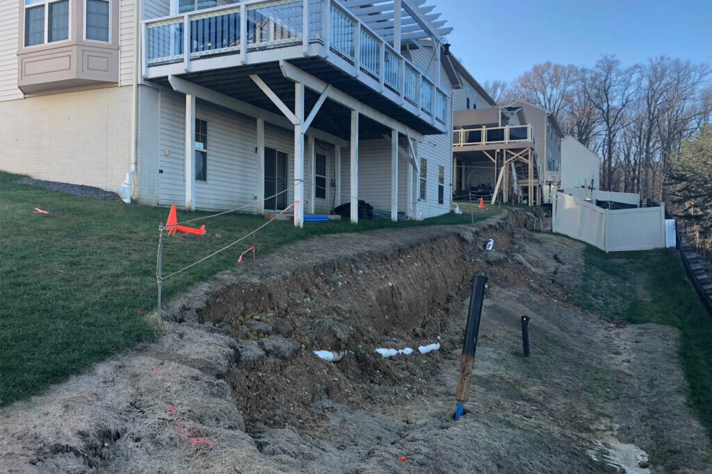 Failing retaining wall will force people from their homes in Prince ...