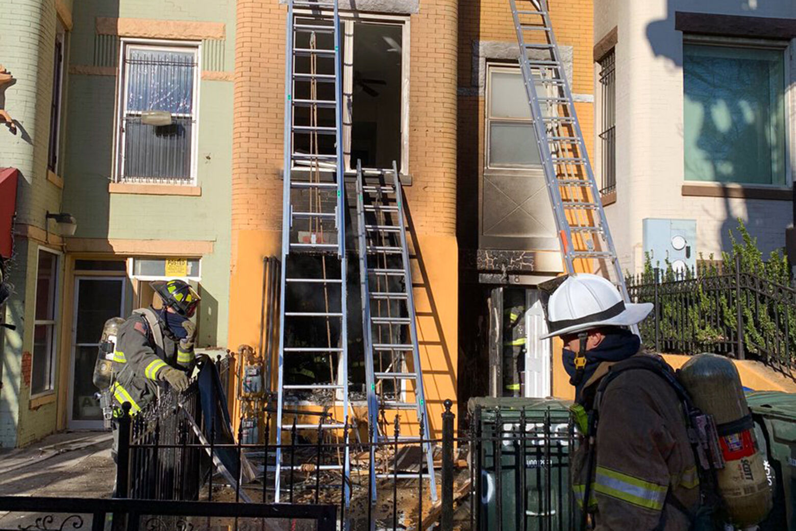 DC house fire displaces 4, sends 1 to hospital - WTOP News