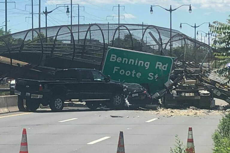 DC police report details close calls in pedestrian bridge collapse | WTOP