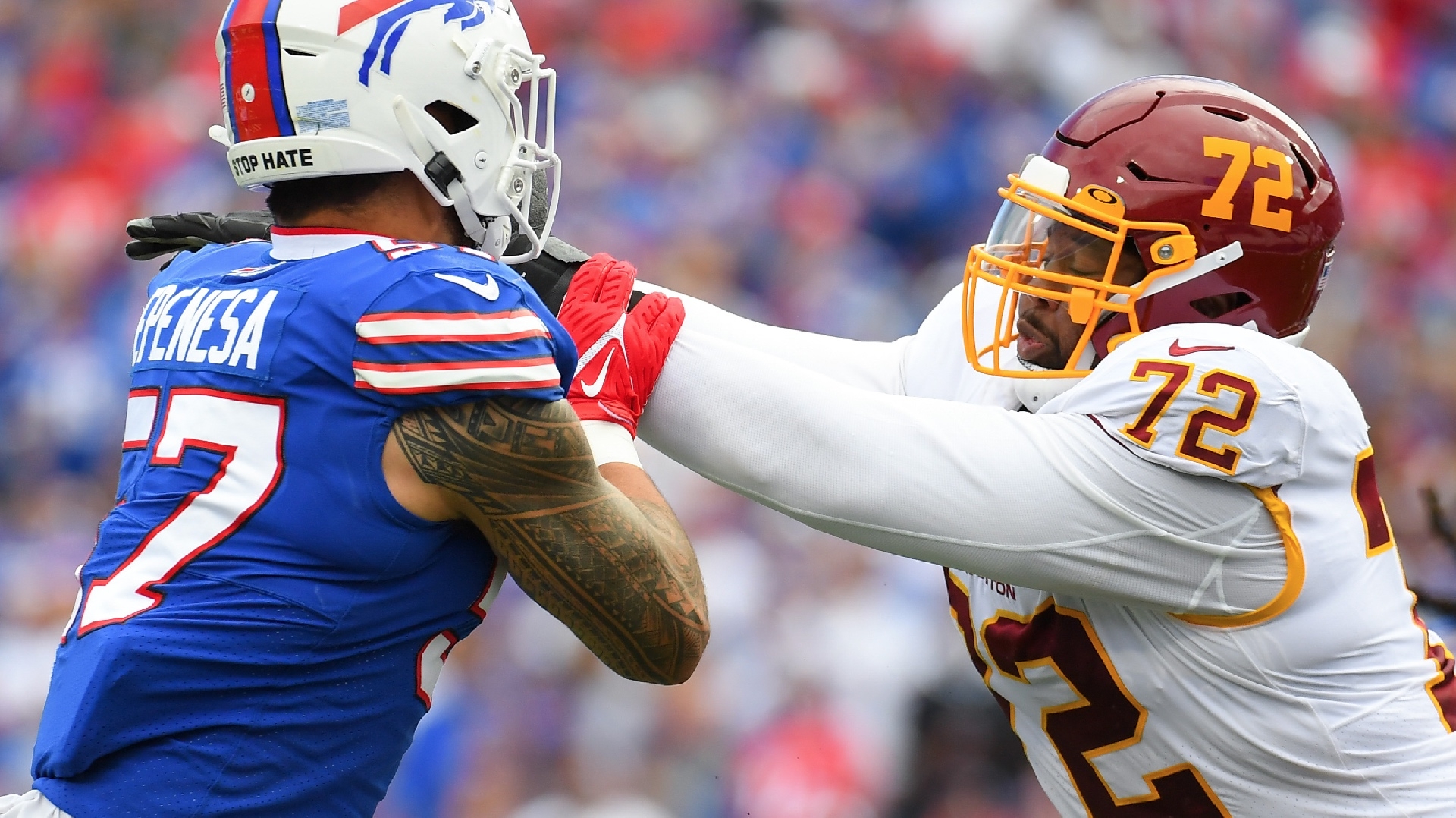 Washington signs left tackle Charles Leno Jr. to three-year extension ...