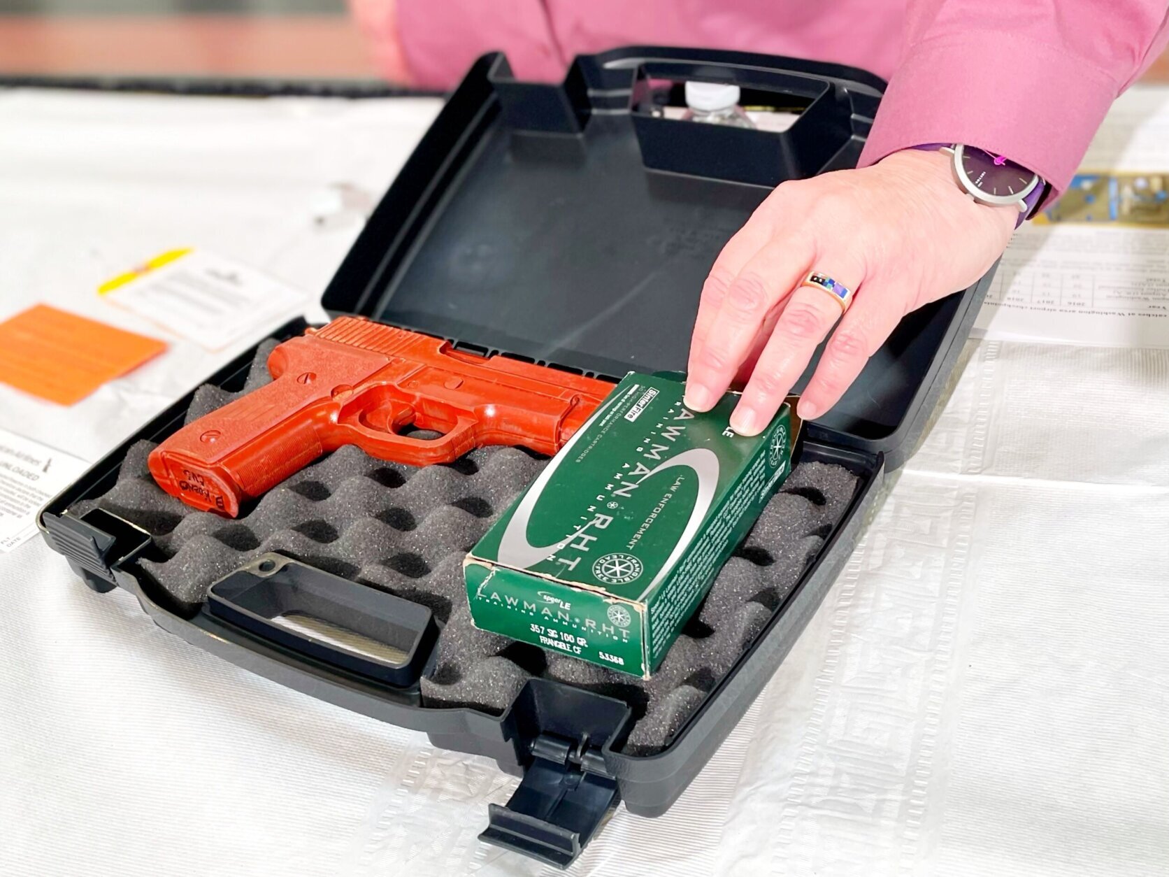 TSA Shows How Air Travelers Should Pack Guns photos WTOP News TSA Shows How Air Travelers Should Pack Guns photos WTOP News