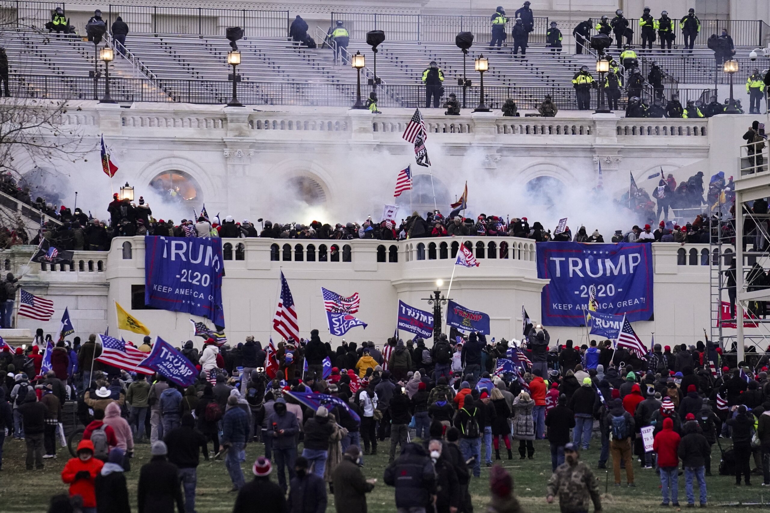 Capitol rioter draped in Confederate flag pleads guilty - WTOP News