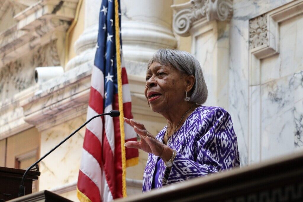 As her final legislative session ends, Md. Sen. Delores Kelley ...
