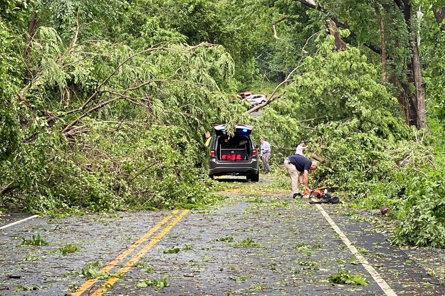 Thursday storms brought brief flooding, damaging winds, hail and power ...