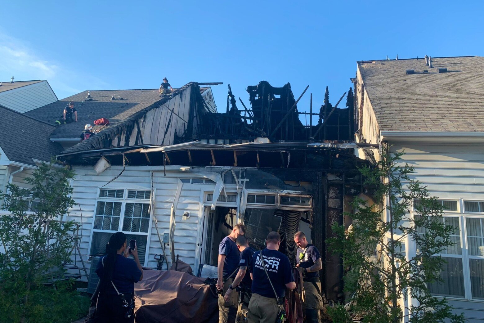 8 displaced after grill fire at Laurel, Md. townhome - WTOP News