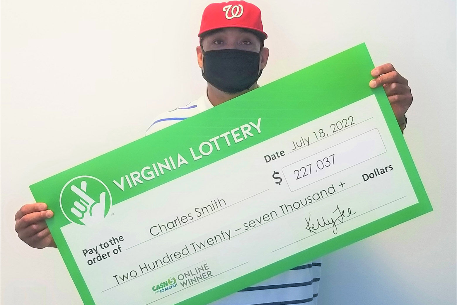 Va. man jokes about winning the lottery before winning over $200,000 ...