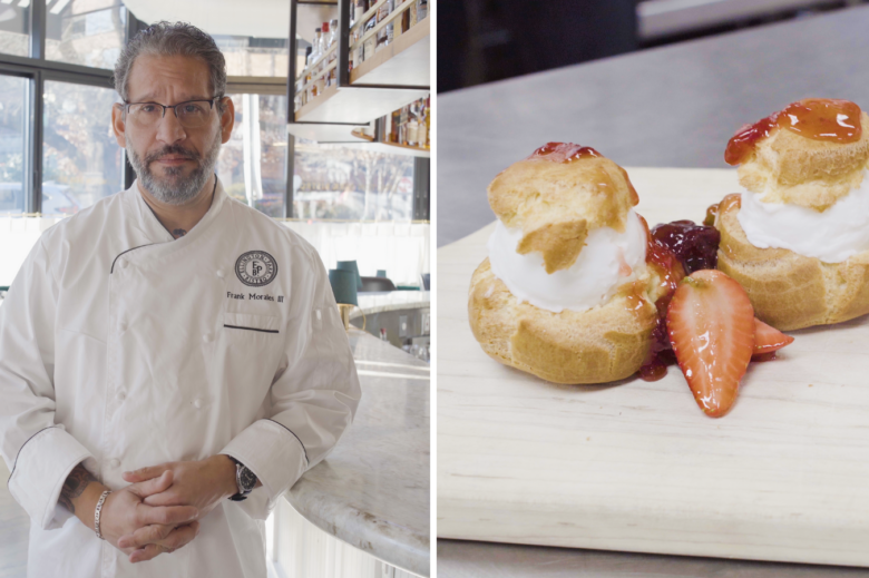 Recipe for gougères from DC’s Ellington Park Bistro Chef Frank Morales ...