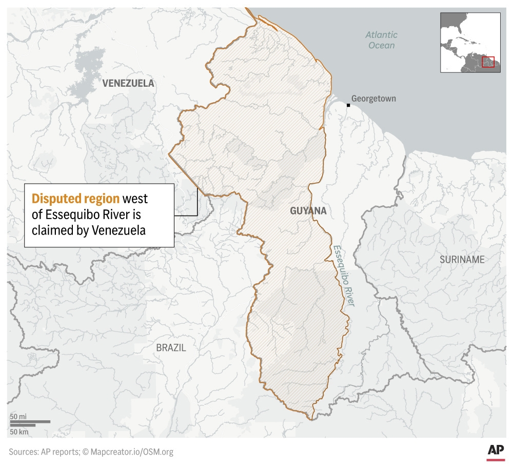 Venezuelans approve a referendum to claim sovereignty over a swathe of ...