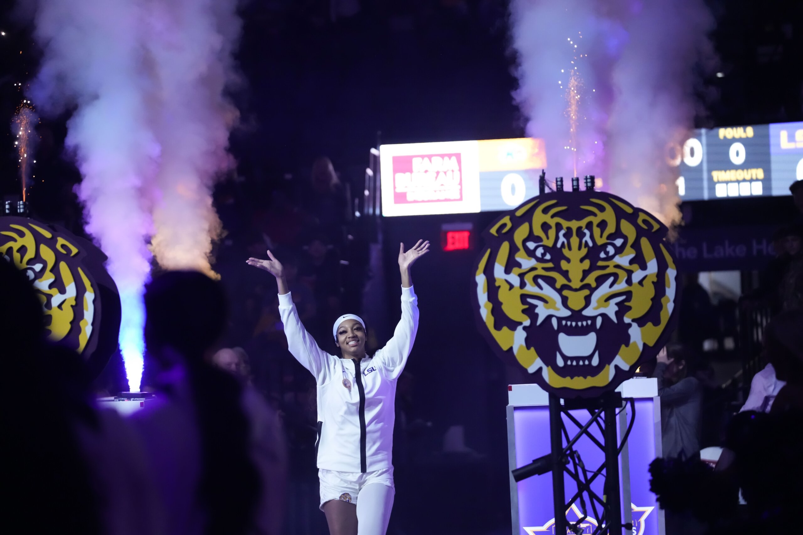LSU star Angel Reese has not been seen with the Tigers in the Cayman ...