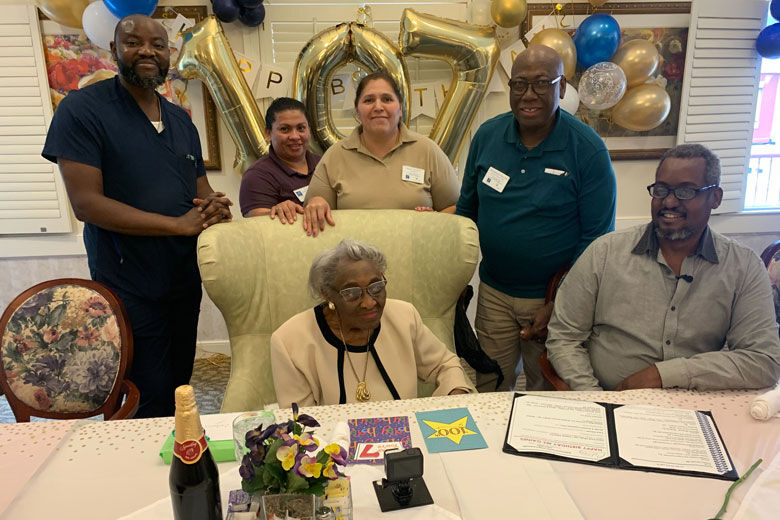 Silver Spring woman celebrates 107th birthday; offers secret to long ...