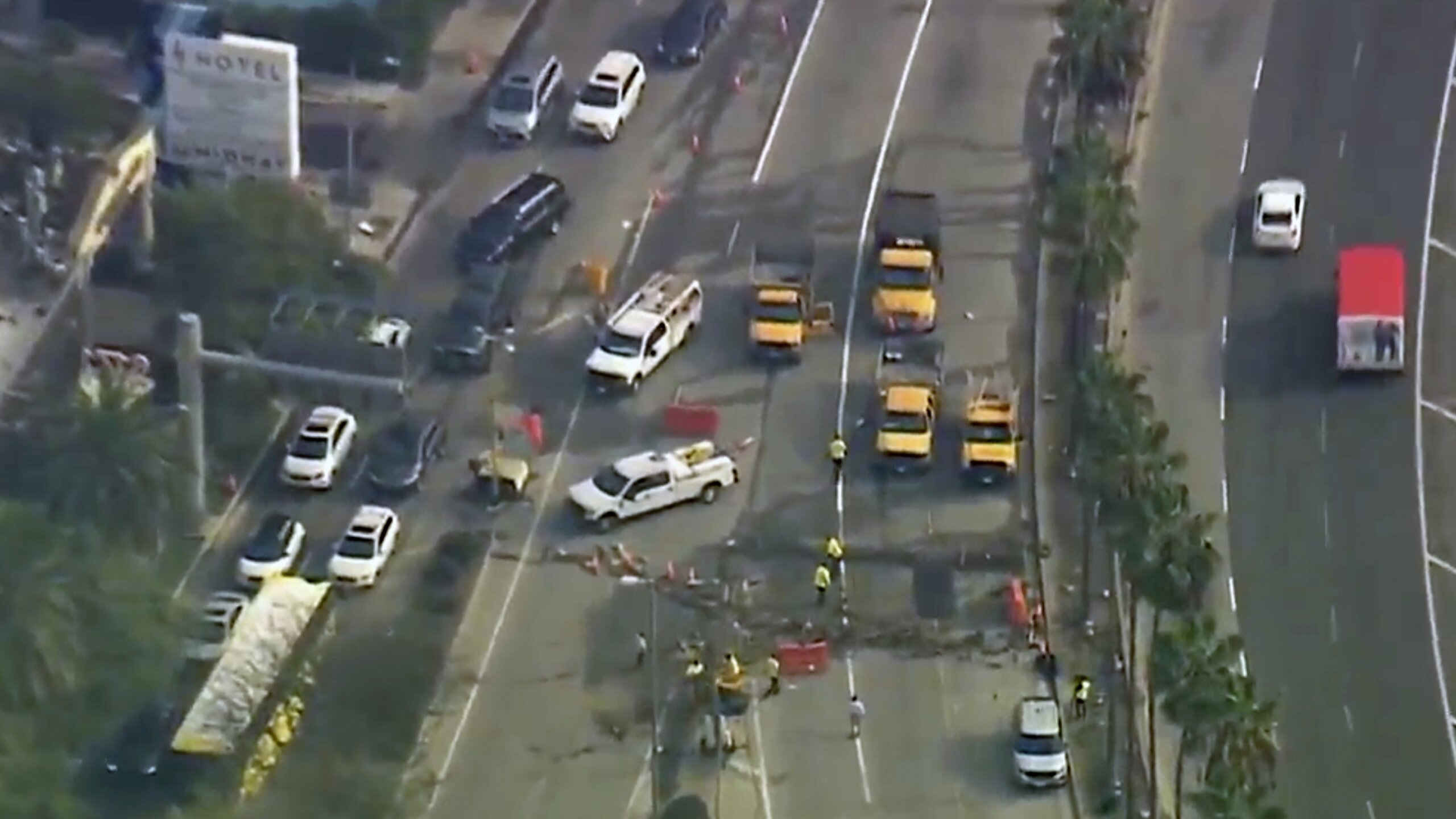 Pro-Palestinian protesters block airport access roads in New York, Los ...