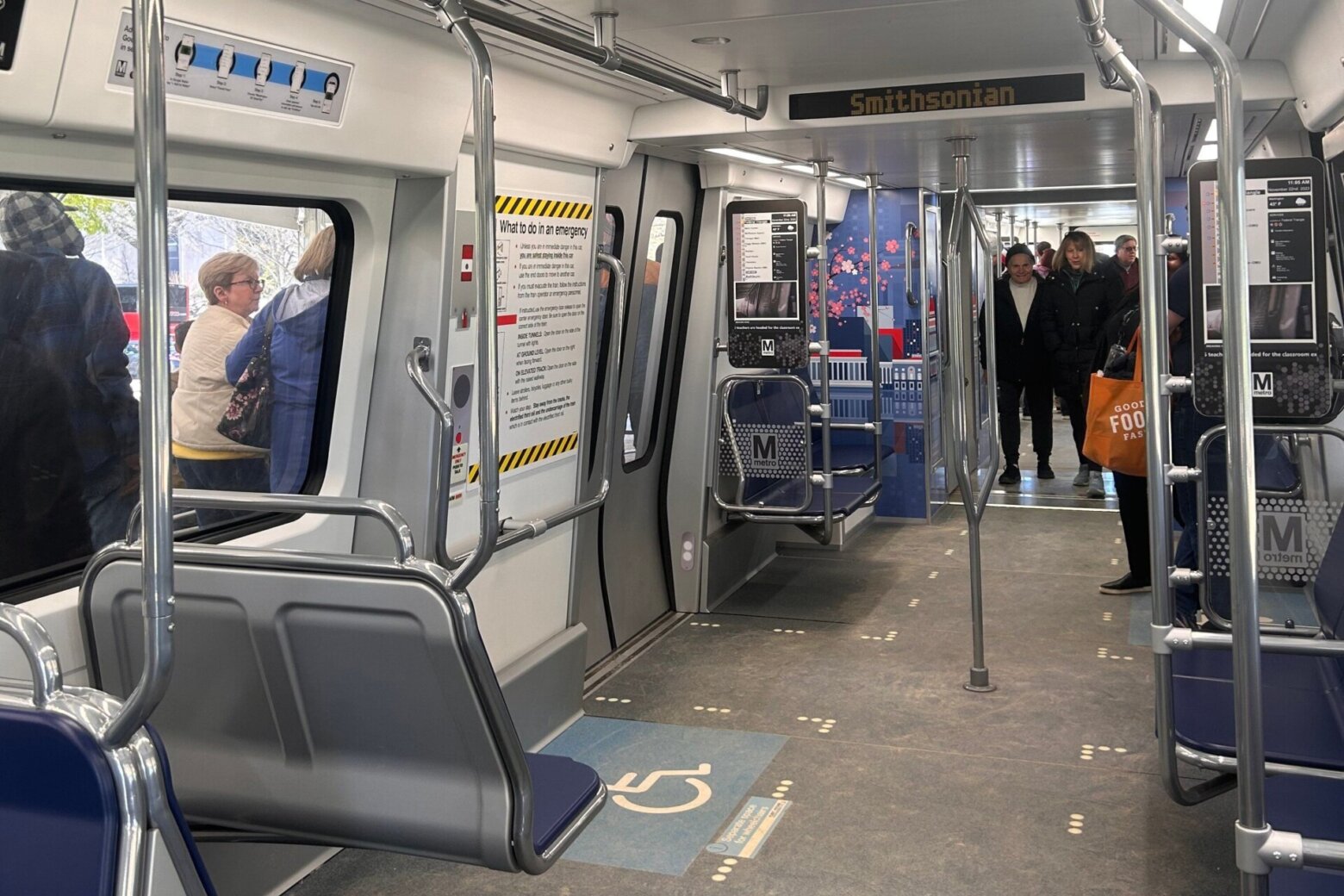 ‘There’s so much room’: Visitors react to Metro’s newest 8000 Series rail cars - WTOP News