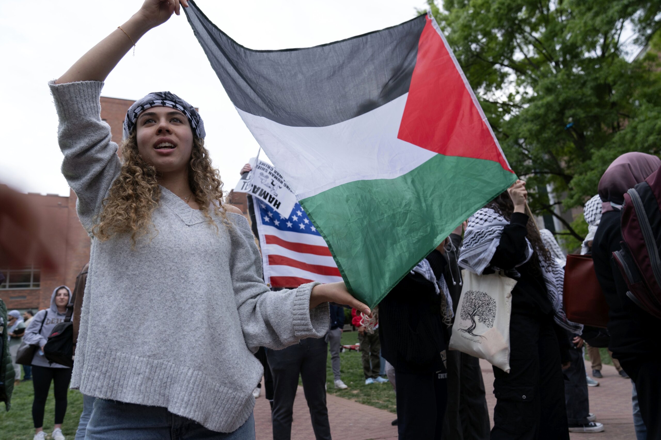 GW University protesters to rally as pro-Palestinian encampment ...
