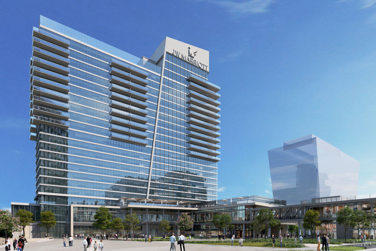 Reston JW Marriott tops out (Old Ebbitt will be a neighbor) - WTOP News