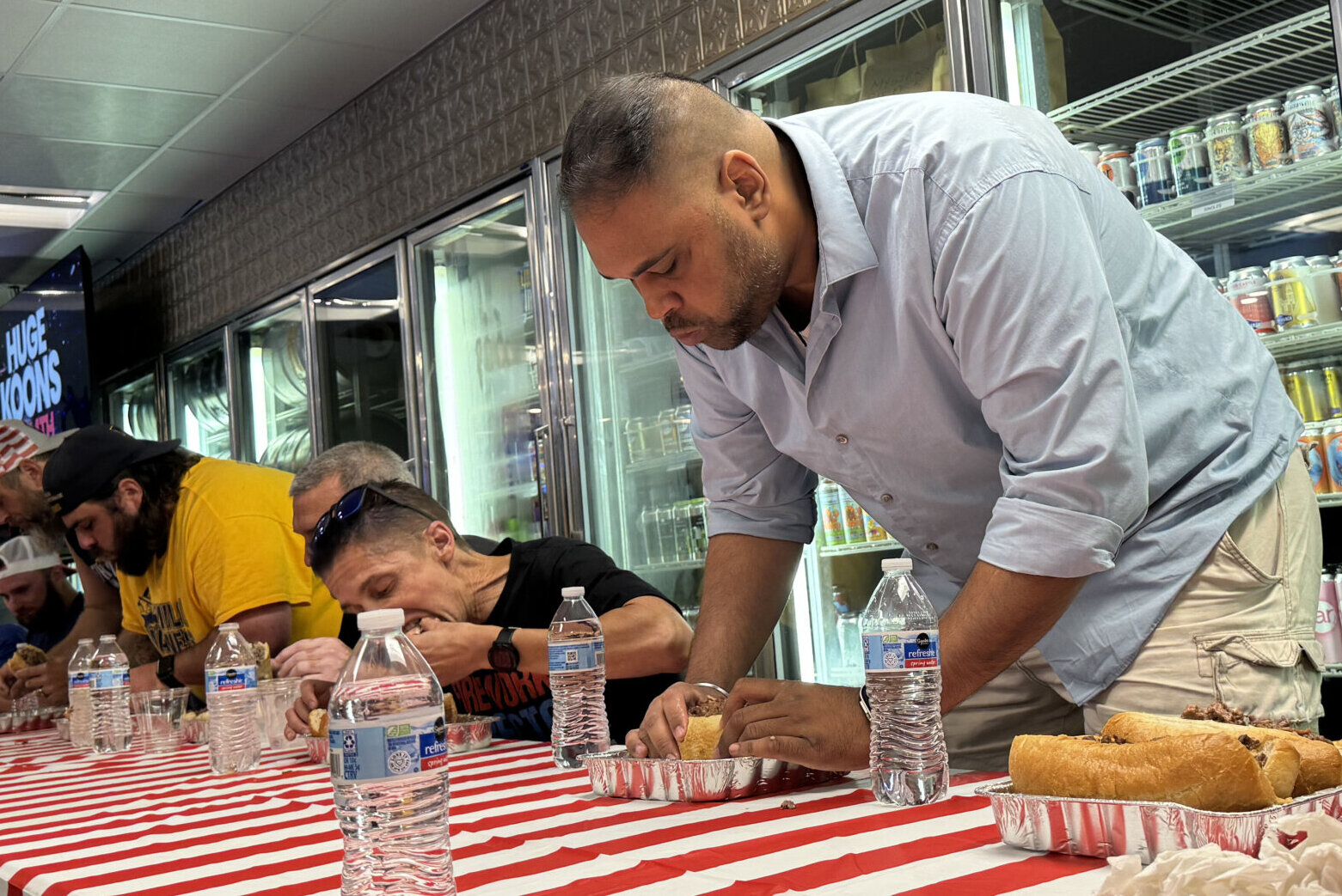 Two-time winner of Md. cheesesteak eating contest shares his secret to ...