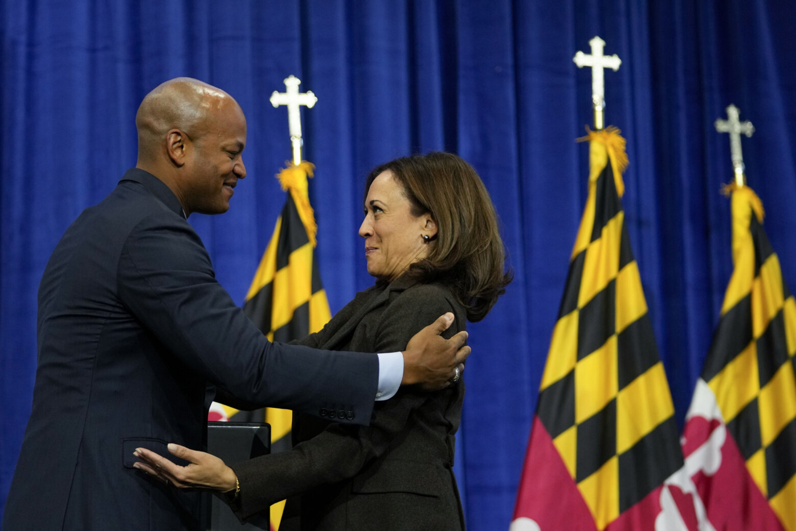 Wes Moore, Kamala Harris’ approval numbers trending up in Maryland ...