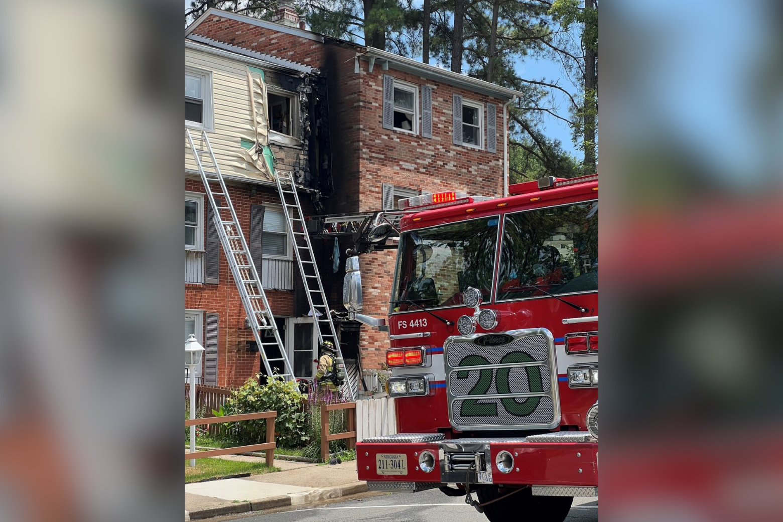 Three Dale City townhouses damaged, 10 displaced in fire sparked by ...