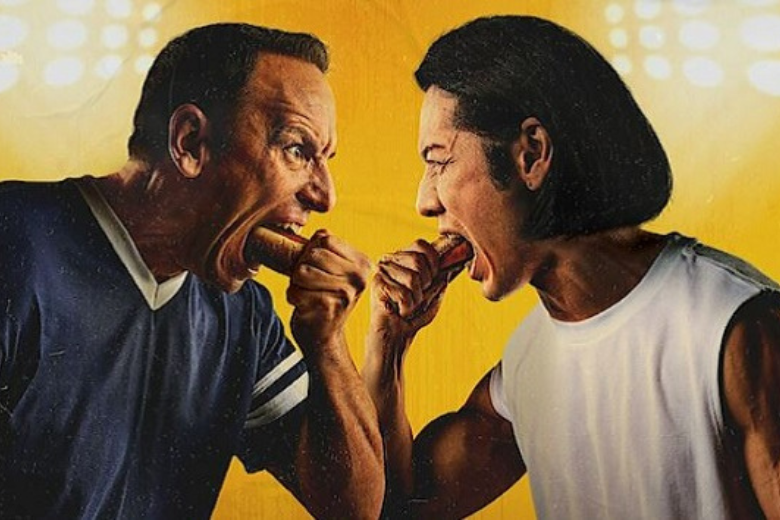 Joey Chestnut sets 83-dog world record during Netflix eating contest ...