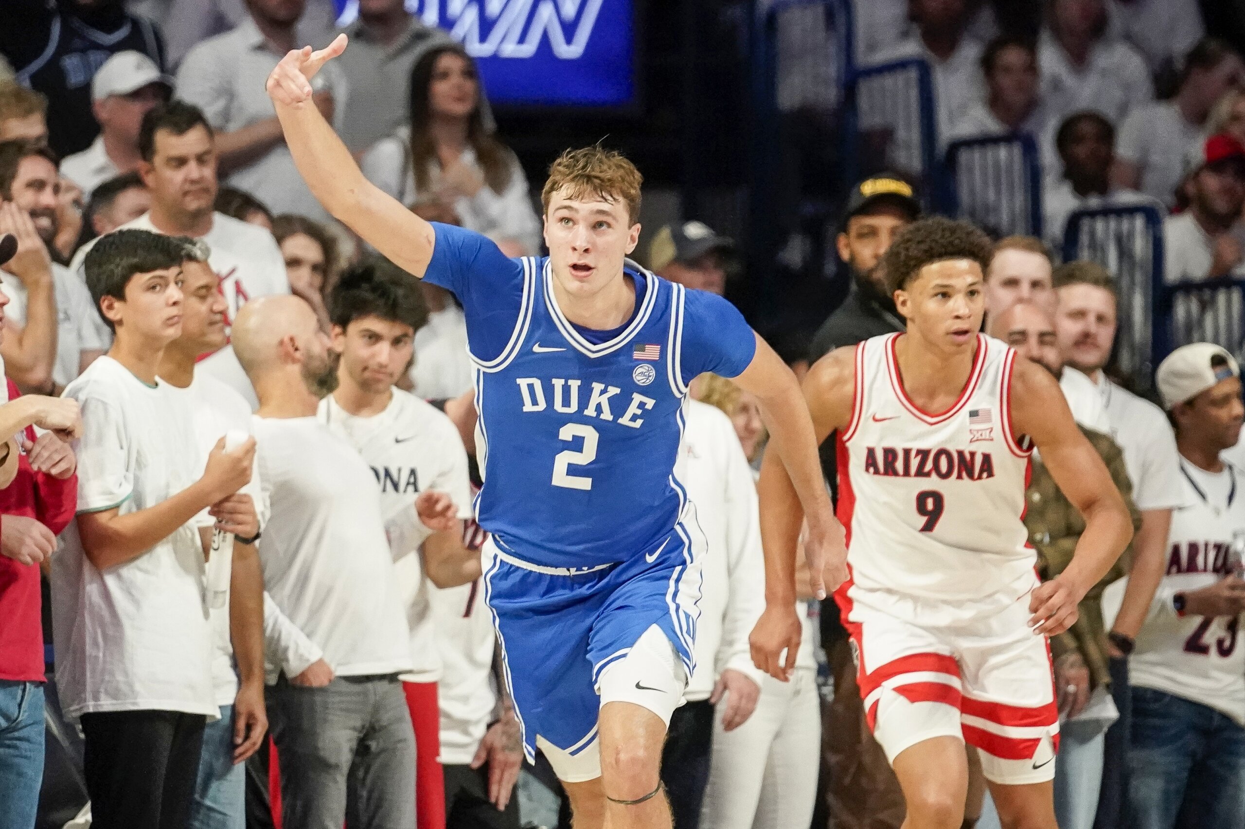 Duke’s Cooper Flagg thrives in first true road environment, quieting ...