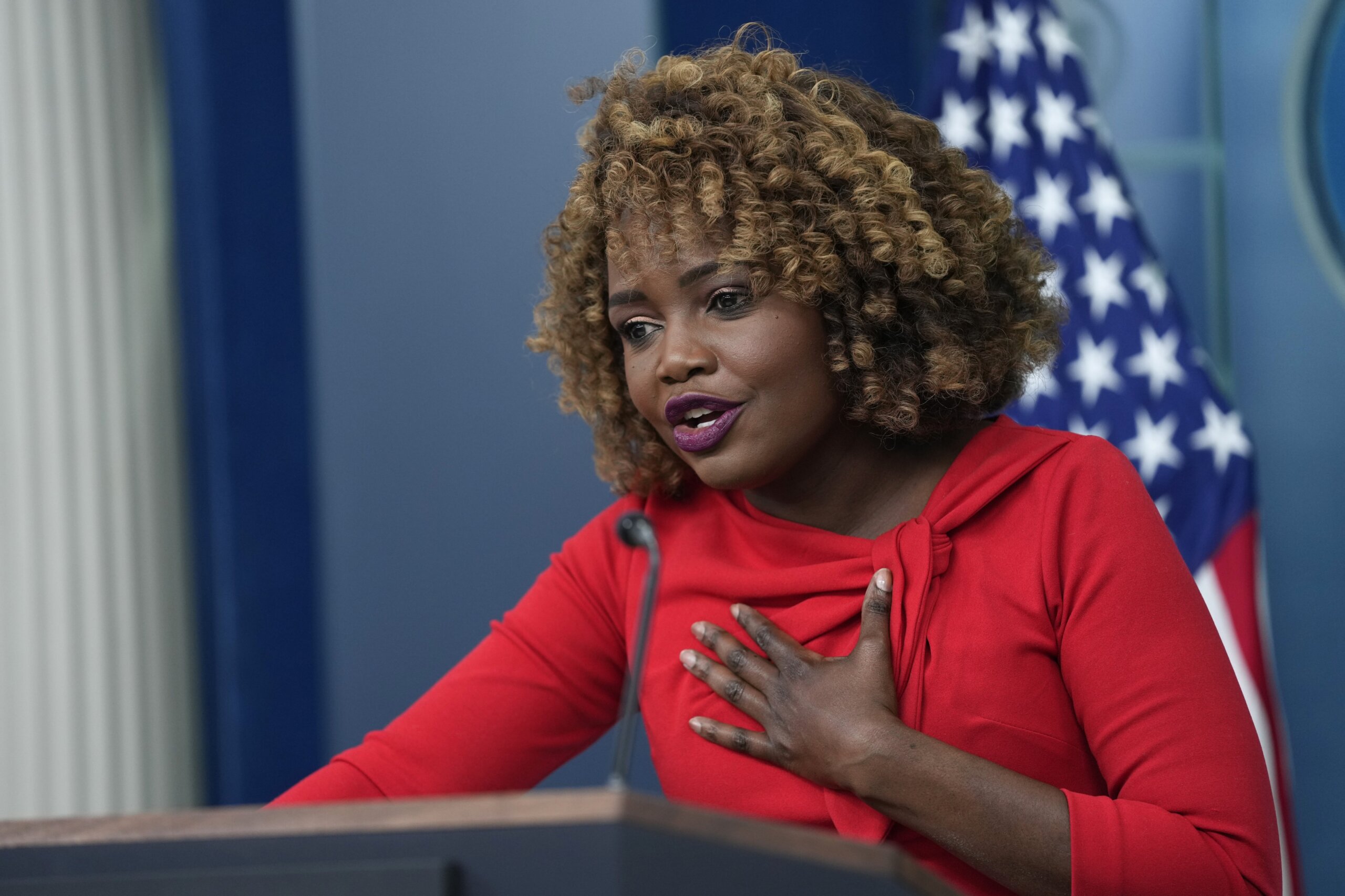 ‘Opposition party’: Karine Jean-Pierre, press secretary under Biden, on ...
