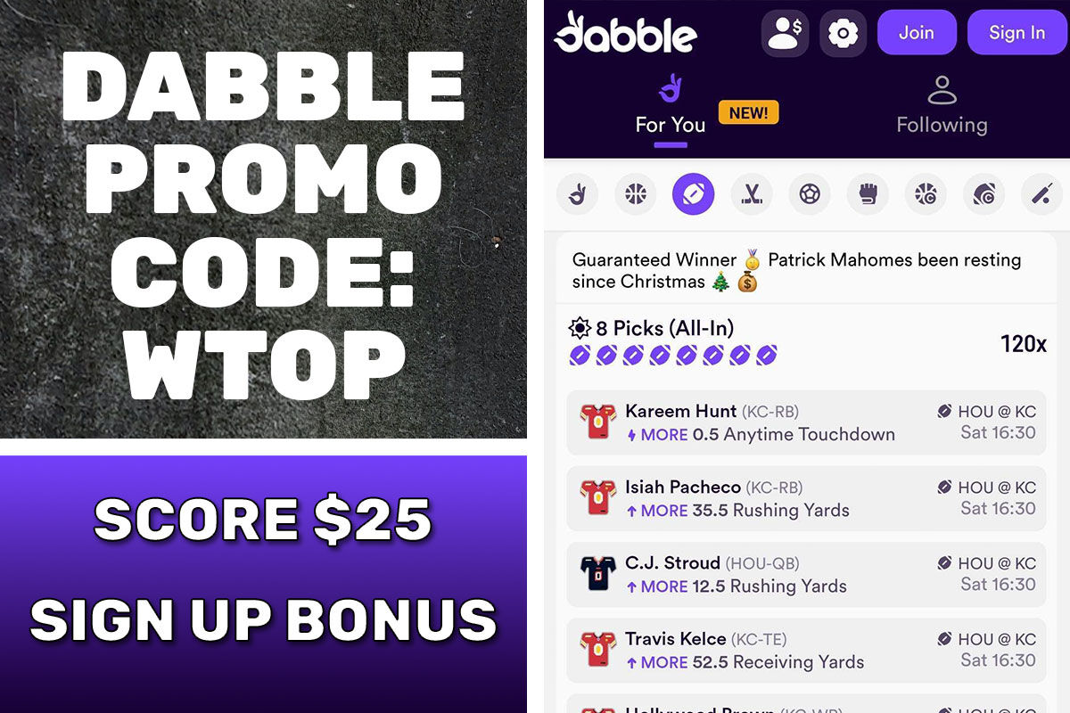 Dabble Promo Code WTOP: Grab $10 Bonus for NBA, NHL, More - WTOP News