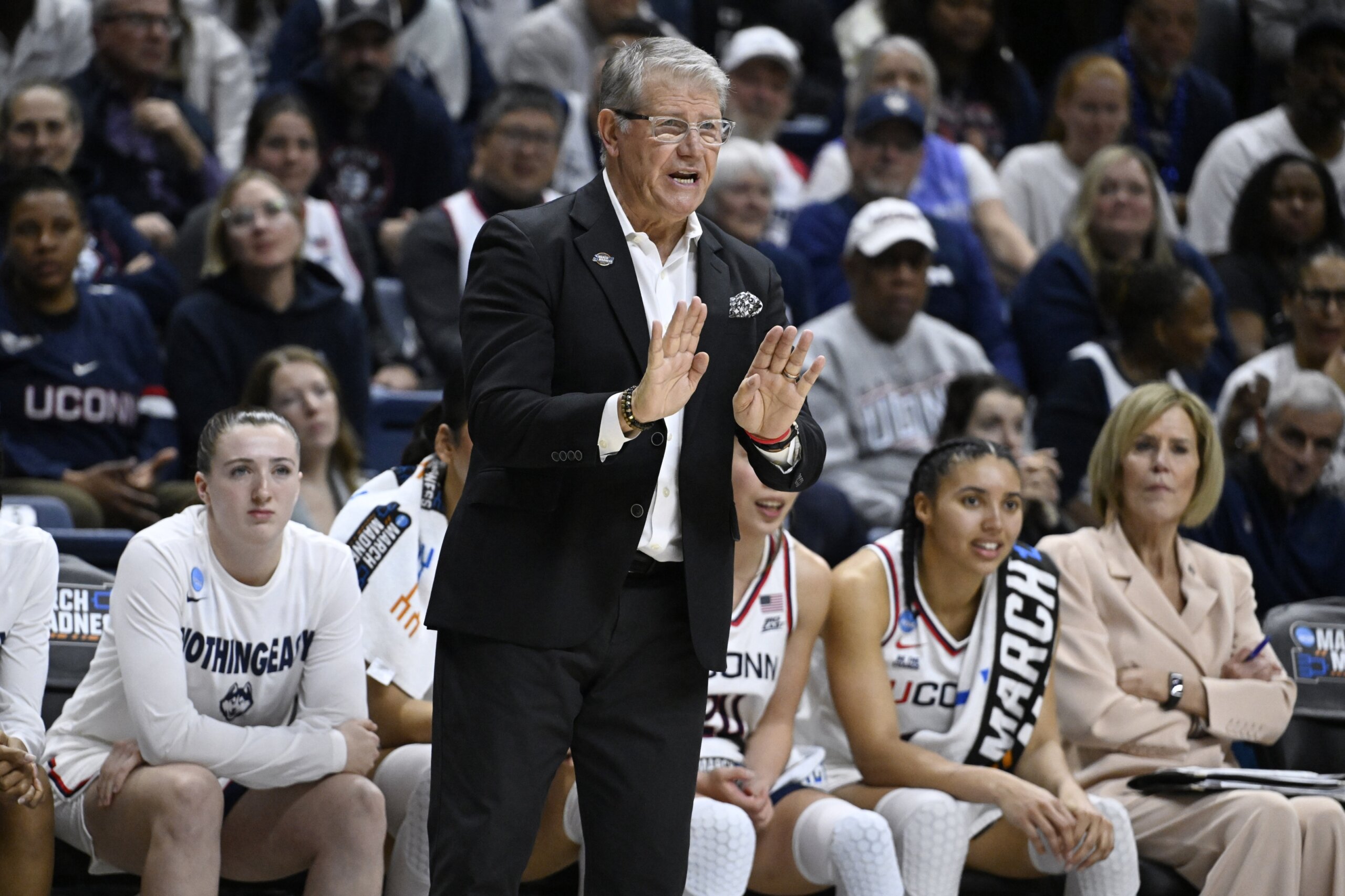 UConn coach Geno Auriemma says super regional format for women’s March ...