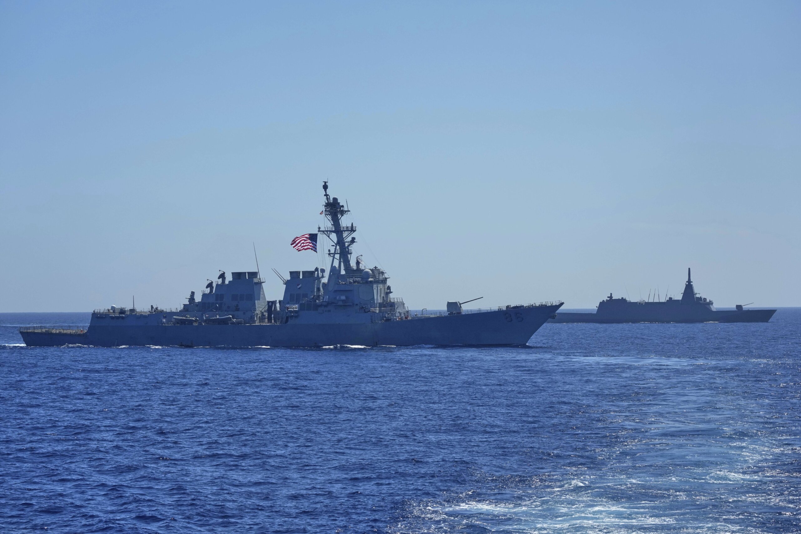 US, Japan, Philippines stage navy drills in disputed South China Sea as ...