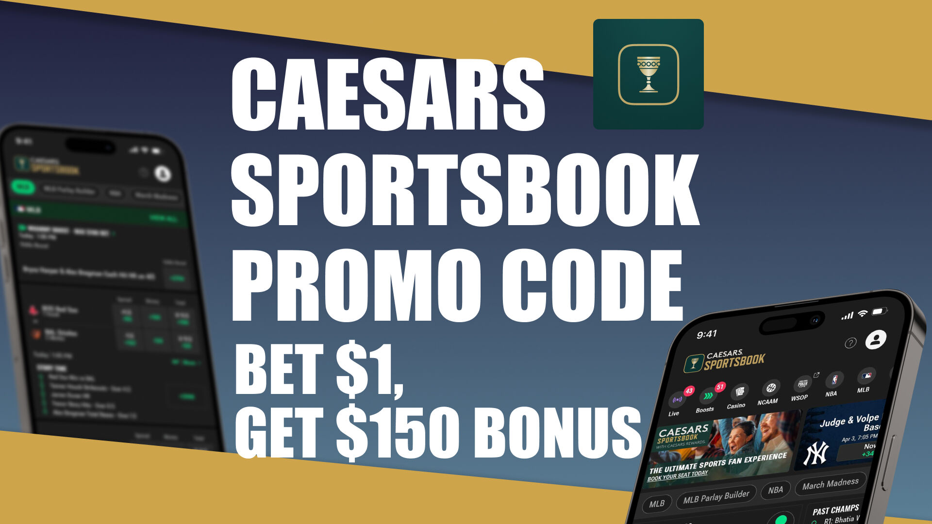 Caesars Sportsbook Promo Code WTOPBG1: Score $150 Bonus on Any MLB Game ...