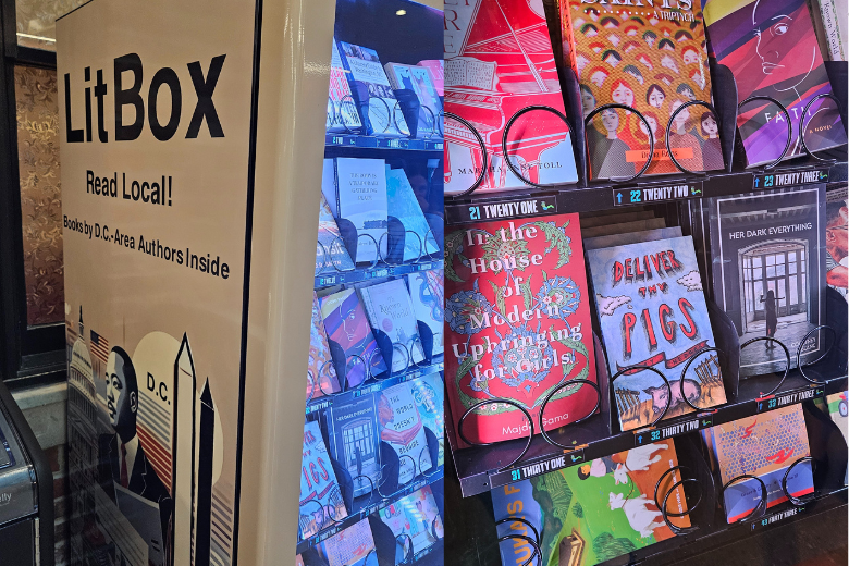 LitBox vending machine stocked full of books by DC-area authors - WTOP News